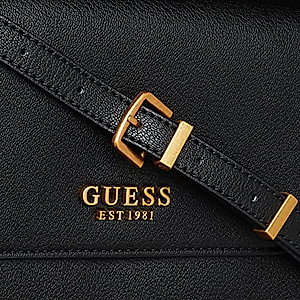 GUESS Kristle Top-Handle Flap Black One Size