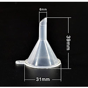 iSnuff Mini Funnel Small Funnel 5-Pack for Lab Bottles, Sand Art, Perfumes, Spices, Powder Funnel, Essential Oils, Recreational Activities