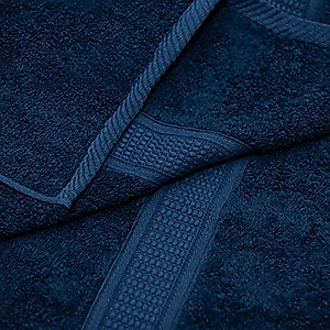 Ariv Towels - Bath Towels Set - Premium Bamboo Cotton Bath Towels - Ultra Absorbent, Soft Feel and Quick Drying 30" X 52" (Denim)