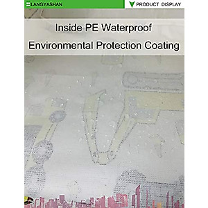 LANGYASHAN Rectangular Storage Bin Collapse Canvas Fabric Cartoon Storage Basket with Handles for Organizing Home Kitchen Boys and Girls Toys Office Closet Shelf Baskets (Rec Engineering Vehicle)