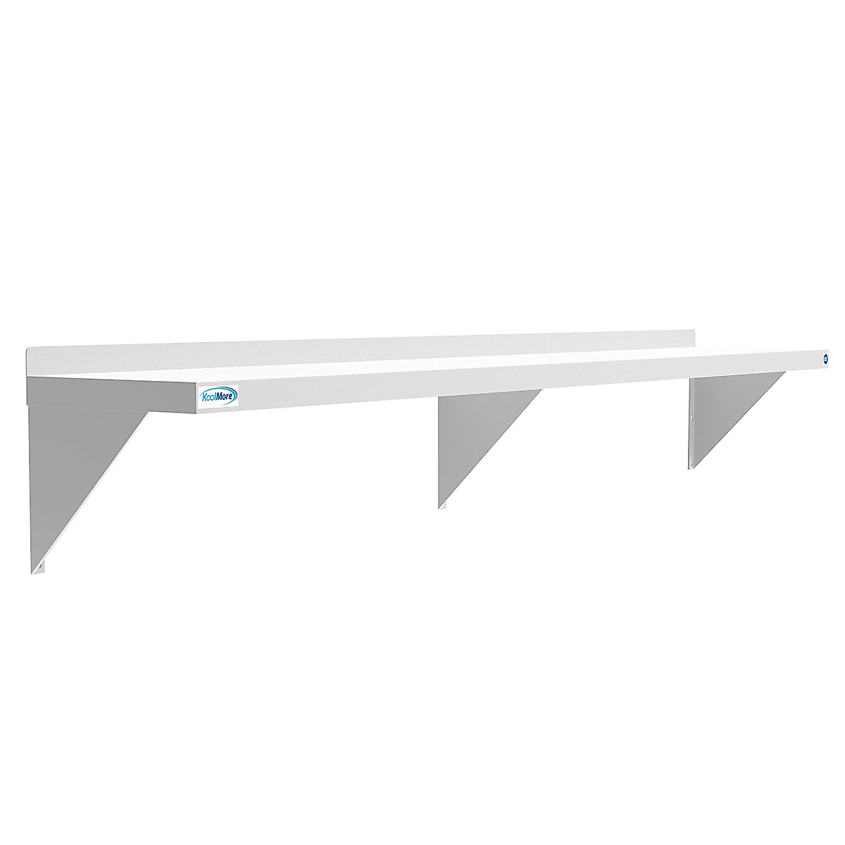 KoolMore NSF Stainless Steel Wall Mount Shelf - Industrial Grade Metal Shelving for Commercial Restaurant Kitchens 12 x 72
