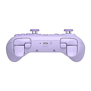 8BitDo Ultimate 2C Wireless Controller for Windows PC and Android, with 1000 Hz Polling Rate, Hall Effect Joysticks and Triggers, and Remappable L4/R4 Bumpers (Purple)