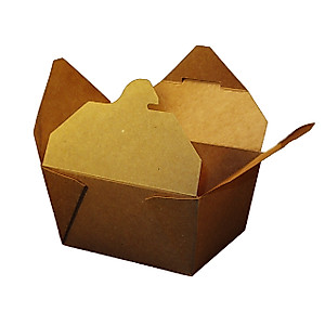 Specialty Quality Packaging 100160 Eco-Box Food Tray, 1 Kraft (Pack of 450)