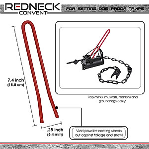 Redneck Convent Dog Proof Trap Setter Tool - 7 Inch Leverage Handle for Coon Cuffs Traps Beaver Trap Setting Tool DP Trapping Tool