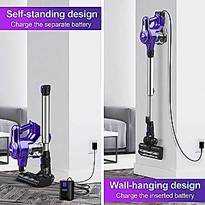 INSE Original Rechargeable Adapter for S6T S6P Pro S610 Cordless Stick Vacuum Cleaner, US Plug