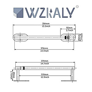 WZKALY Paper Towel Holder, Adhesive Paper Towel Holder Under Cabinet Self-Adhesive or Wall Mounted SUS304 Stainless Steel for Kitchen Bathroom Farmhouse Barbecue Laundry (Sliver)