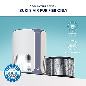 MIKO HEPA Air Filter Replacement for Ibuki Air Purifier Compatible with Miko H13 Air Purifier C102, Circular Air Cleaner Replacement, 6.75 x 6.75 x 5.4 inches (1 Pack)