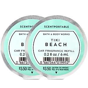 Bath and Body Works Scentportable Fragrance Refill Tiki Beach. 2 Set.