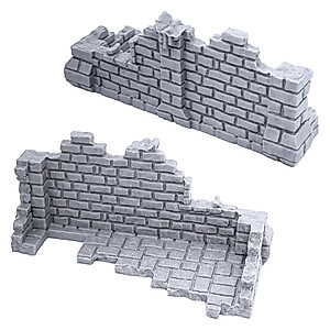 EnderToys Ulvheim Ruins by Terrain4Print (Set B), 3D Printed Tabletop RPG Scenery and Wargame Terrain for 28mm Miniatures