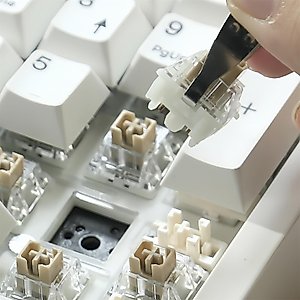 FKZ GMK26 Mechanical Numpad,Gasket QMK/VIA Macro Numeric Keypad Hot Swap Wireless 2.4G/BT5.0/Wired USB-C RGB Backlit 26 Keys Mini Protable Number Keyboard Programmable for Win/Mac/Gaming (White)