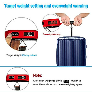Travel Inspira Digital Luggage Scale - Portable & Overweight Alert