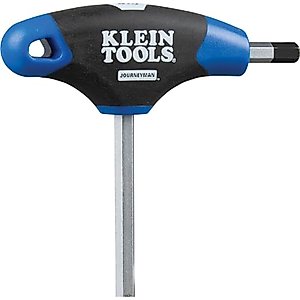 Klein Tools JTH68M T-Handle Hex Key Set, Metric Sizes Allen Wrench Set with 6-Inch Blades, Stand Included, 8-Piece