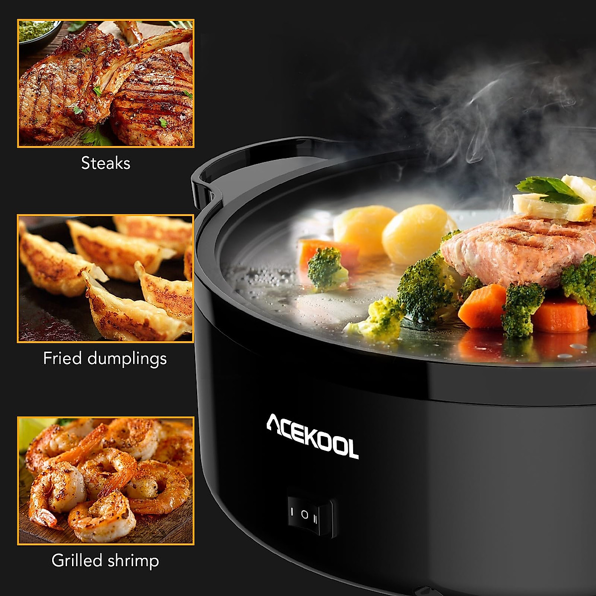 Stir Popcorn Popper, Electric Hot oil Popcorn Popper Maker with Nonstick Plate and Clear Bowl, Popcorn Machine 10-Cup Great for Home Party Kids