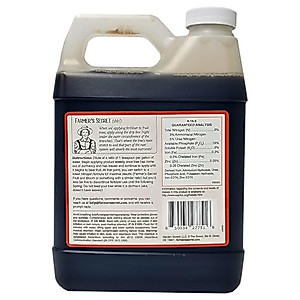 Farmer's Secret Fruit Tree Booster Fertilizer (32oz) - Super Concentrated and Phosphorus Rich - Formulated for All Fruit Trees Including Peach, Banana, and Apple