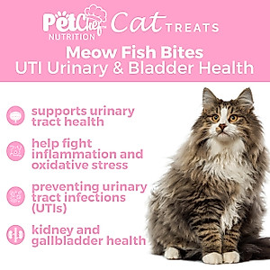 Pet Chef CAT Treats: Cat Bladder Health & UTI Prevention. Reduce, heal & Stop Kidney, Bladder and Painful UTIs. Cat Supplements with Amazing Benefits. Natural, Organic Holisitic Health. Low Calories.