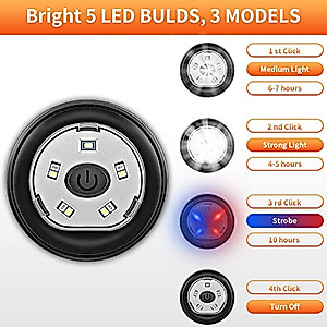 LED Beanie Hat with Light for Men Gifts Tech Gifts Christmas Stocking Stuffers Rechargeable Lighted Knit Hat Headlamp Cap Mens Gift Ideas Unique Gifts for Men for Men, Women, Teens Black