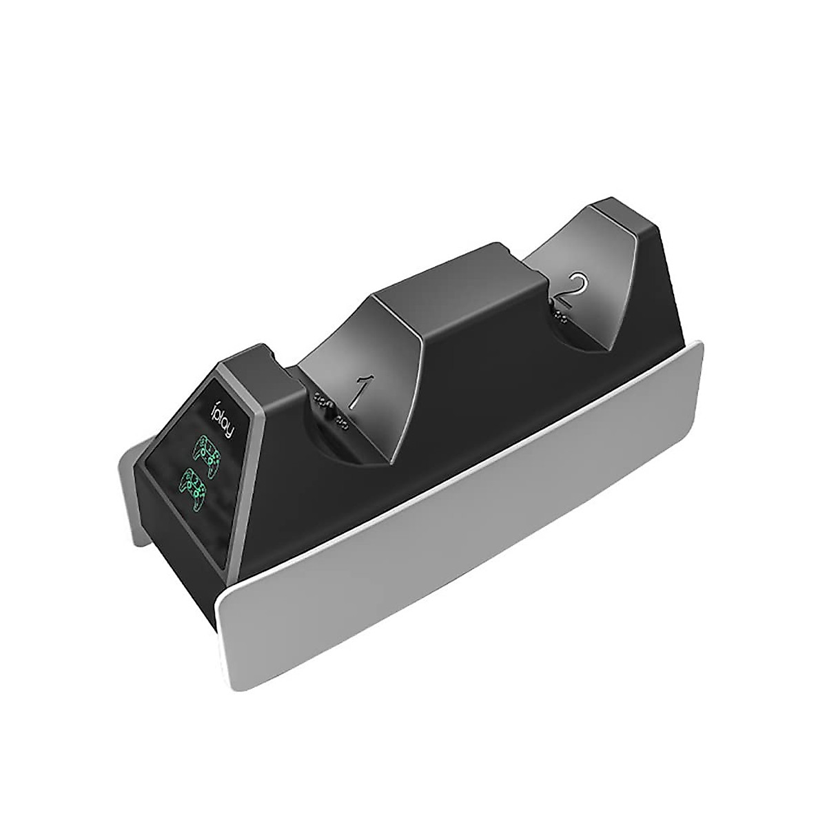 PS5 Controller Charger Station Compatible with PS5 Dualsense Controller with Dual Stand Charger Dock Fast Charging AC Adapter 5V/3A PS5 Controller Dualsense Charging Stand Dual Dock Accessories