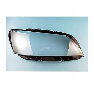 Headlight Shade Replacement Headlight Glass Cover Compatible with VW Passat B7 Lampshade Cover Headlamp Lamp Plexigla Shell Lens 2011-2015 Shell (Color : Pair)