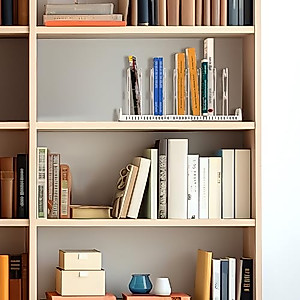 Simple Houseware 10 Compartments Expandable Pan Organizer, White, Plastic, Metal, 12"-22"L x 9.5"W x 8.5"H