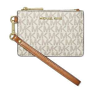 Michael Kors Jet Set Small Coin Purse Vanilla One Size