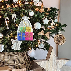 Anwyll White Organza Bags,7x9 Inch Sheer Bags Drawstring,50 Pcs Jewelry Gift Bags, Mesh Bags Drawstring Gift Bags,Jewelry Pouches for Party,Wedding Favors,Baby Shower,Gift Wrapping Candy Supply