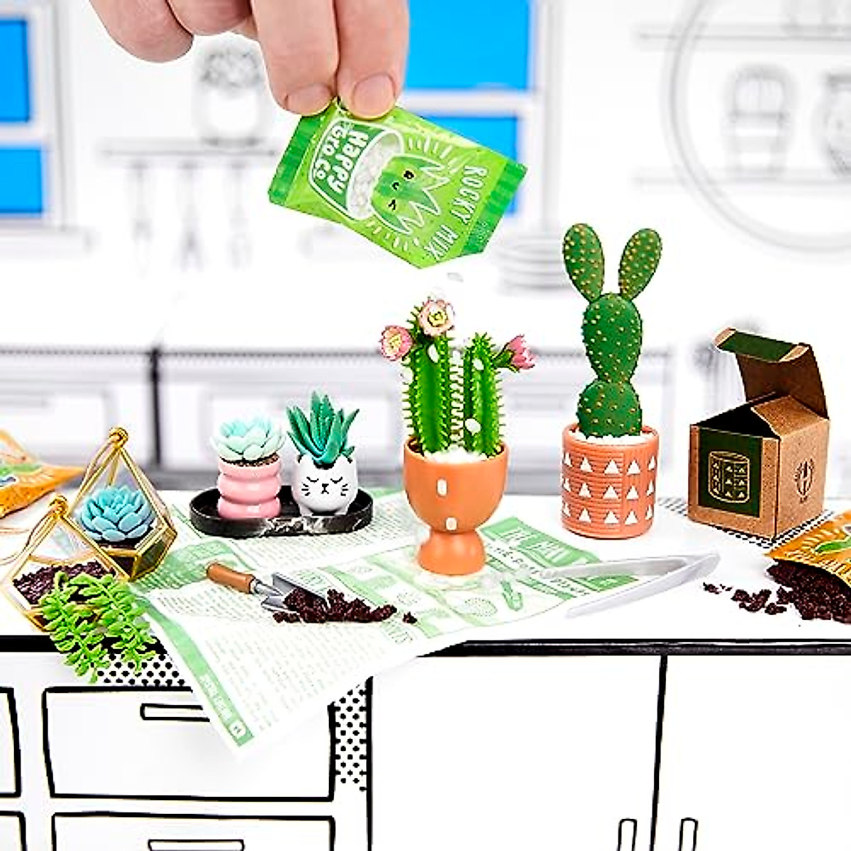 MGA's Miniverse MGA Entertainment Make It Mini Lifestyle Series 1 Mini Collectibles, Mystery Blind Packaging, DIY, Resin Play, Replica Items, Collectors, 8+