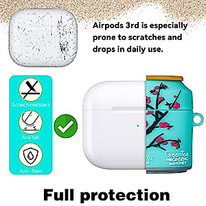 Mulafnxal for Airpods 3 3rd Generation Case Cute 3D Lovely Unique Cartoon for Airpod 3 Silicone Cover Fun Funny Cool Design Fashion Cases for Boys Girls Kids Teen for Air pods 3 (2022) (Plum Drink)