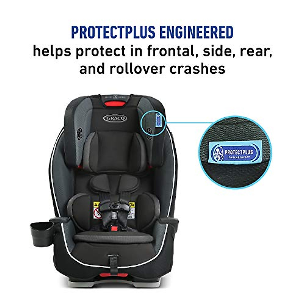 Graco Milestone 3 in 1 Car Seat, Infant to Toddler Car Seat, Gotham