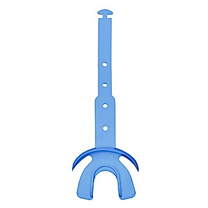 Markwort Vettex Doubleguard Mouthguard for Football, Lacrosse, MMA, Boxing, Braces - Breathable Doubleguard with Lip Protection and Strap, Columbia Blue