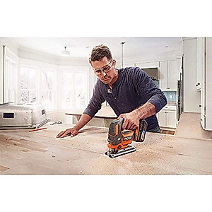 Ridgid 18-Volt OCTANE Cordless Brushless Jig Saw (Tool Only), (Bulk Packaged, Non-Retail Packaging) (Renewed)