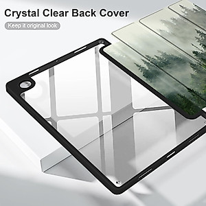 Batianda Case for Samsung Galaxy Tab A8 10.5 inch 2022 Model (SM-X200/X205/X207) Shockproof Cover with Clear Transparent Back Shell TPU Bumper Auto Sleep/Wake,Forest