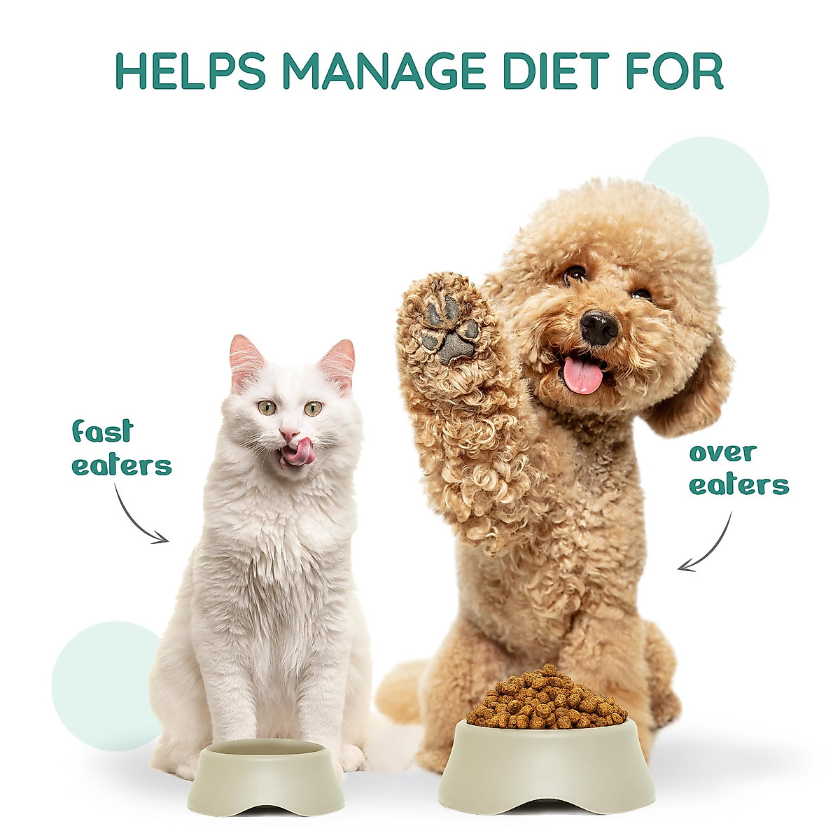 TREATOI Automatic Treat Dispenser for Dogs and Cats - Portable Snack-Dispensing Machine for Engaging Play & Controlled Feeding - Interactive Cat & Dog Food Dispenser - Durable Pet Ball Launcher