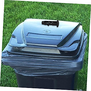 WHAMVOX 5Pcs Outdoor Trash Can Safety Buckles for Secure Covering of Garbage Cans Connects and Holds Trash Can Lids Place for Outdoor Use and Raccoon Proofing