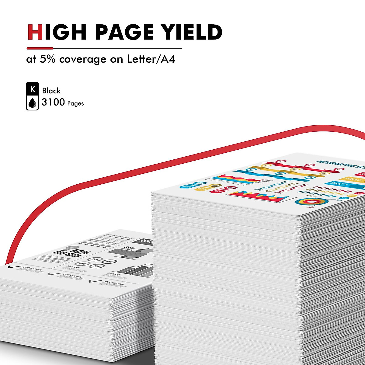 Toner Bank Compatible 054 Toner Cartridge Replacement for Canon 054H 054 CRG054H Color ImageCLASS MF644Cdw MF642Cdw LBP622Cdw MF641Cw MF644 MF642 High Yield Printer Black Ink 2-Pack