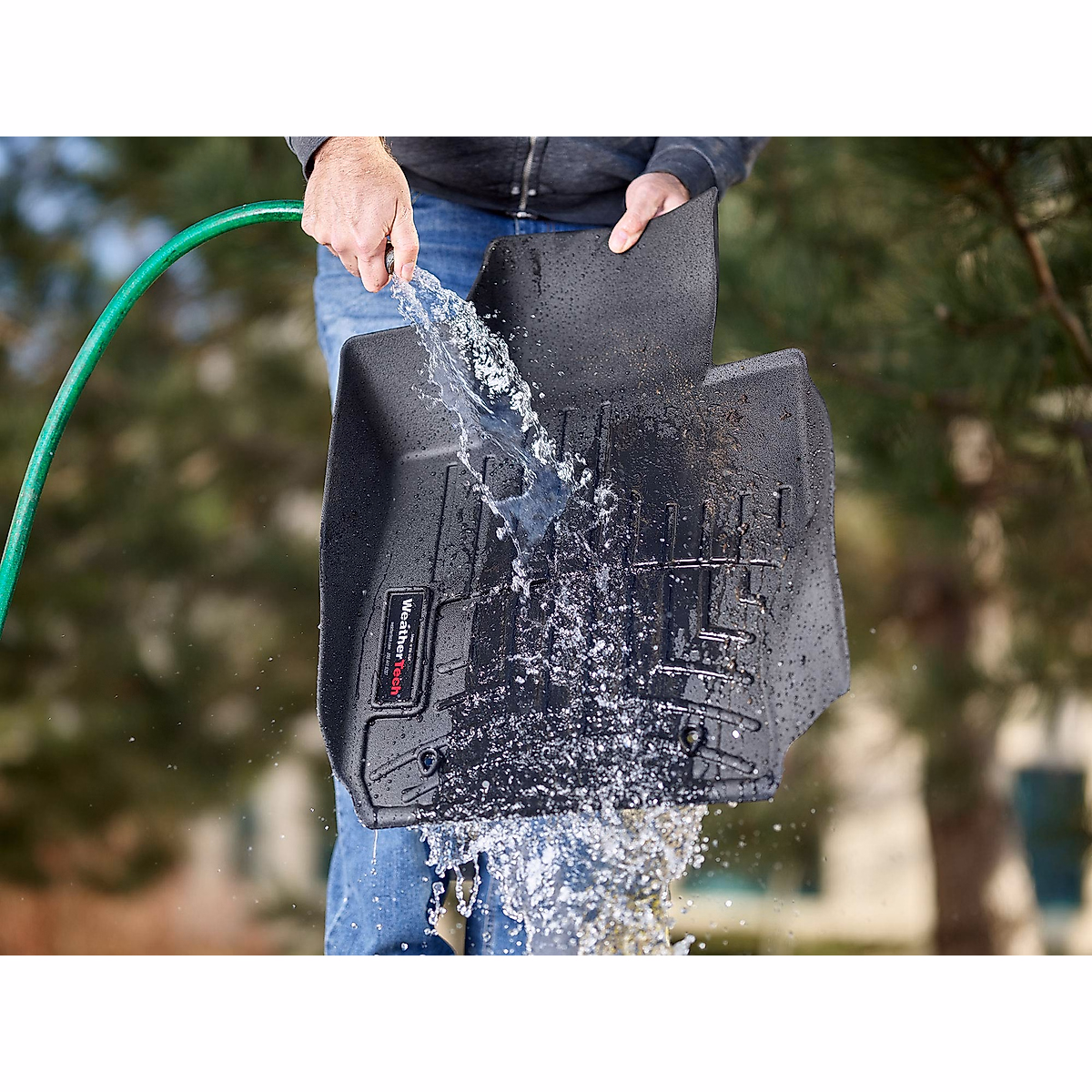 WeatherTech Custom Fit FloorLiners for Chevrolet Cruze - 1st Row (449401), Black