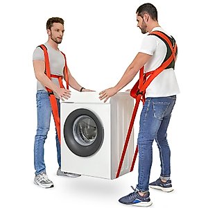 KEDSUM Moving Straps - Lifting Strap for 2 Movers, 2-Person Lifting & Moving System, Hold Up to 800LBS, Anti-Slip Adjustable Furniture Moving Straps Dolly for Appliances, Mattresses, Standard Size
