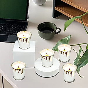 soyyla of 12 Citronella Candles, 2 oz Small Bucket Soy Wax Candle, Made with Citronella Essential Oil, Use for Outdoor, Indoor, Garden, Camping, Patio