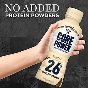 Core Power Elite Failrlife High Protein Shakes Vanilla 14 Oz. in The Award Box Packaging 26 Grams 6 Pack