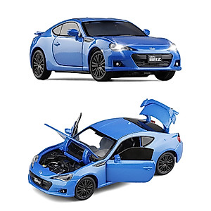 LUTPOL Die Casting 3 Colors 1/32 Scale for Subaru BRZ Alloy Sports Car Model Metal Diecast Toy Vehicle Car Model with Light Collection Children Gift Unzip Toy ( Color : White )