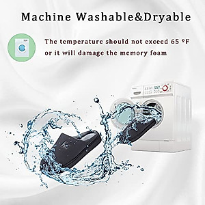 landeer Women's and Men's Memory Foam Slippers Casual House Shoes (DarkGray,Women7-8/Men5-6)