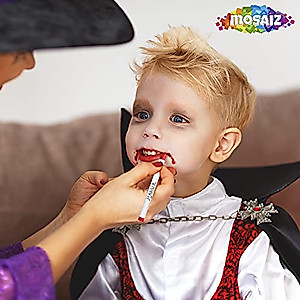 Mosaiz Face Painting Kits for Kids, 12 Colors Water Based Face Paint Kit, Twistable and Washable Paint Sticks for St Patricks Day, Birthday, Halloween, Cosplay Makeup and Body Paints for Adults