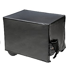 GDcaptain Generator Covers Waterproof 26" L x 20" W x 20" H Generator Covers with 600D Heavy Duty Fabric and UV-Resistant PVC Coating for most 3000-5000 Watt Universal Portable Generators Black