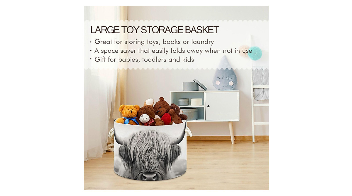 Xigua Cotton Rope Basket - Large Storage for Baby & Kids Toys