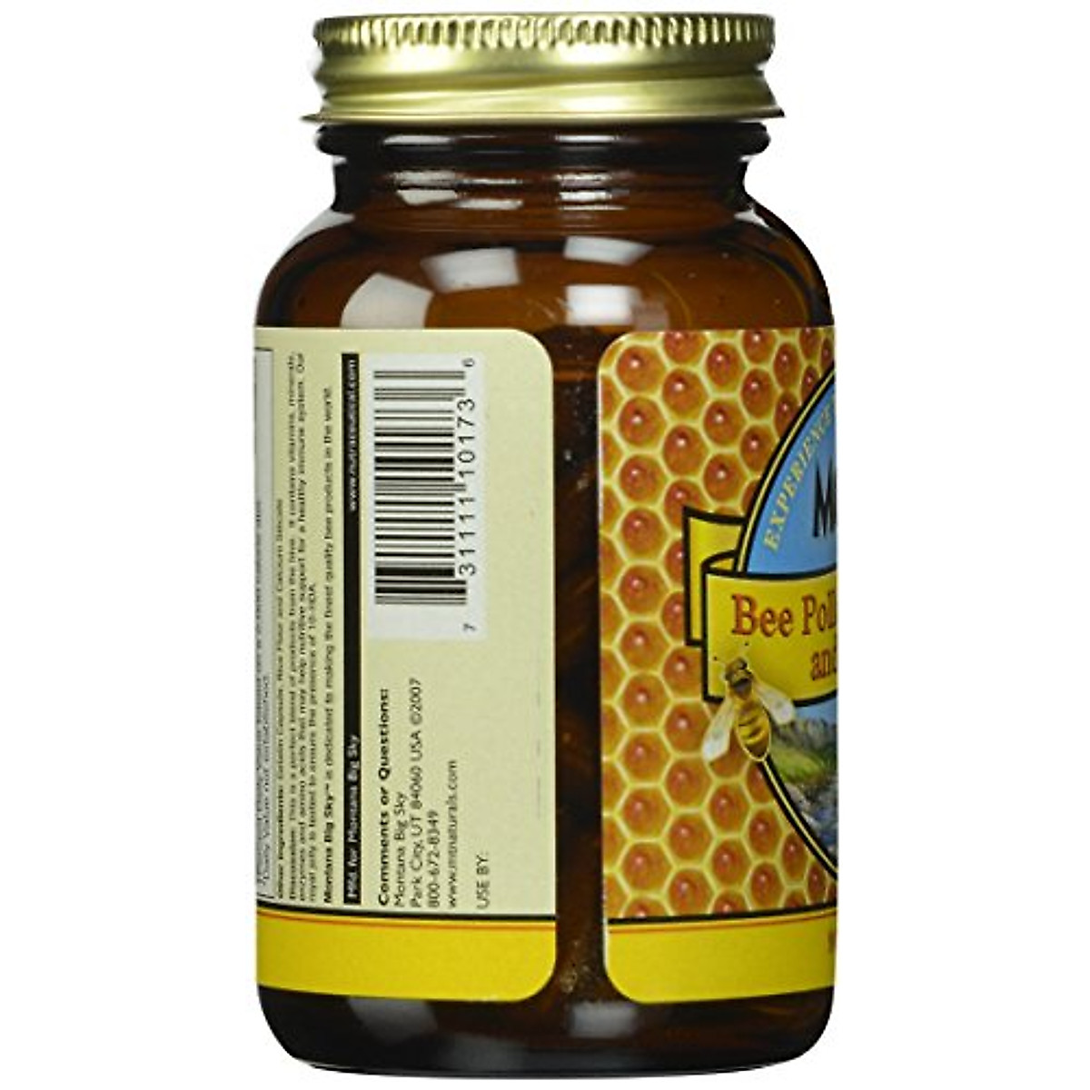 Honey Gardens Bee Pollen Royal Jelly and Propolis Capsules, 90 Count