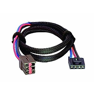 Tekonsha 3035 2-Plug Brake Control Wiring Adapter which fits several Ford, Land Rover, and Lincoln vehicles with OEM , Black