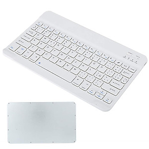 ciciglow Keyboard, 10 Inch Ultra‑Thin Bluetooth Intelligent Keyboard for Computer, Desktop Compatible with Android/OS X/Windows.(Spanish)