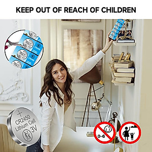 CR2450 Lithium Battery 3 Volt Coin Button 50 Pack