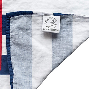 TWIG & BALE Tucson Arizona Baby Blanket Organic Cotton Muslin Swaddle Blanket - 47" x 43" - Fans of Arizona Wildcats Baby Gift for Boys Girls Receiving Blankets