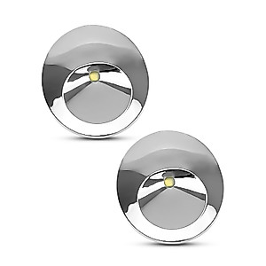 Vaticas 2 PCS Refrigerator LED Light Assembly Replace WR55X11132 WR55X25754 3033142 PS4704284 AP5646375 Fit for GE Refrigerator Light Bulb