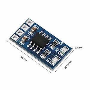 Fafeicy Solar Module,1A 4.4-6.5V Input 4.2V Output LiPo Li-ion Lithium Battery Charger MPPT Solar Controller Module(Without Pin), Module